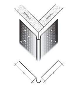 1-1/4″ 90º SQUARE CORNERBEAD – Clinch-On Cornerbead Company