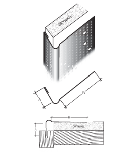 “L” SQUARE TRIM CORNERBEAD – Clinch-On Cornerbead Company