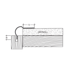 PAPER FACED NAIL-ON KERF BULLNOSE TRIM CORNERBEAD WITH 1/2″ RADIUS ...