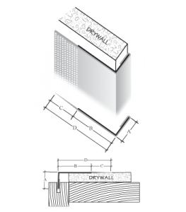 Paper Faced Tape-On Trims – Clinch-On Cornerbead Company