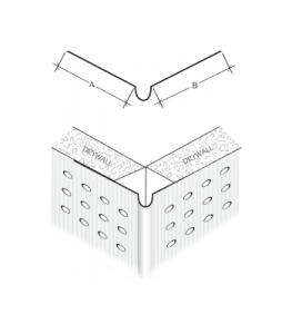 PLASTIC 1-1/4” 135º SQUARE CORNERBEAD – STANDARD – Clinch-On Cornerbead ...